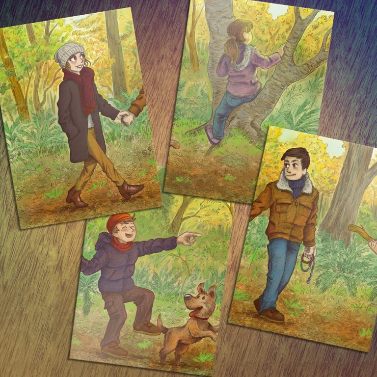 cartes-foret | Alexandre Chicot EI - Illustration et graphisme